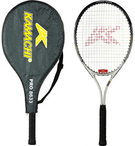 KAMACHI Aluminium alloy (with 3/4 cover) light weight racquet | Color ...