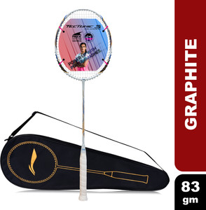 LI-NING Tectonic 3R White, Gold, Blue Strung Badminton Racquet - Buy LI ...