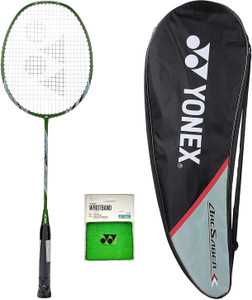 YONEX Arcsaber 73 Light With Wrist Band Green Strung Badminton Racquet ...