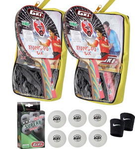 GKI 2 Kung Fu Dx Table Tennis Racquet With Superb 40+ *** Table Tennis ...