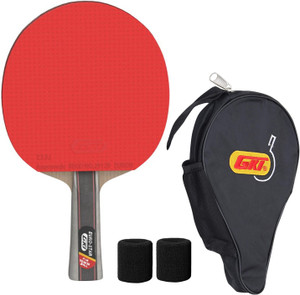 GKI Euro Star TT Racket, ITTF Approved, Hard Rubber, Full Cover, TT ...