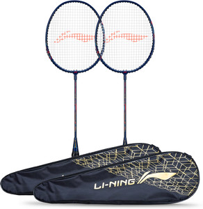 LI-NING Mega Power MP 9 - Pack of 2 + 2 Full Covers Multicolor Strung ...