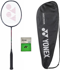 YONEX Astrox Lite 37i With Wrist Band Black Strung Badminton Racquet ...