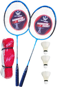 SPO Zone Badminton_Racquet Set of 2 With Shuttle cock@2 Badminton Kit ...