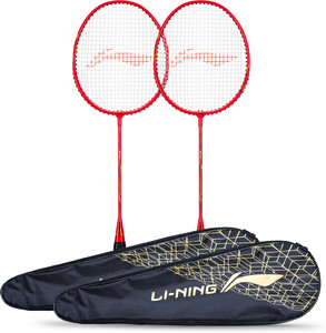 LI-NING Mega Power MP 8 - Pack of 2 + 2 Full Covers Multicolor Strung ...