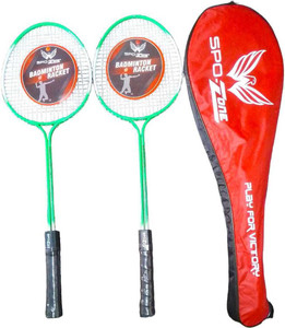 SPO Zone Badmiton Racket With Cover Blue Strung Badminton Racquet - Buy ...