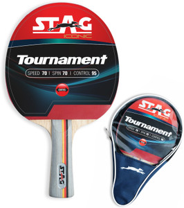 Stag iconic Tournament Table Tennis Racquet Red, Black Table Tennis ...
