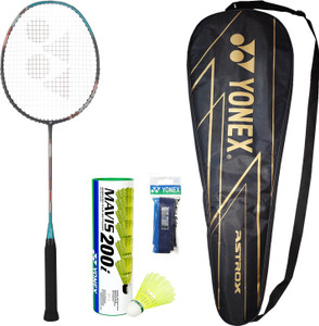YONEX Badminton Racquet set - (Astrox Attack 9 Racket, Mavis 200i ...