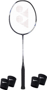 YONEX Astrox Attack 9 (32 LBS, 80 GMS) Black Strung Badminton Racquet ...