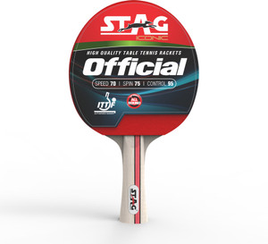 Stag iconic Official Red, Black Table Tennis Racquet - Buy Stag iconic ...