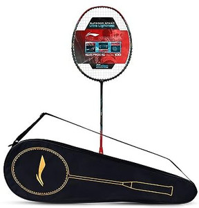 LI-NING Super Series SS100 Carbon Graphite Badminton Strung Racket ...