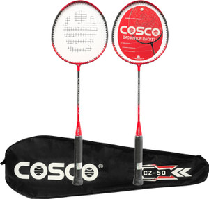 COSCO CZ 50 Twin Red Strung Badminton Racquet - Buy COSCO CZ 50 Twin ...