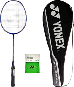 YONEX Nanoray 72 Light With Wrist Band Blue Multicolor Strung Badminton ...