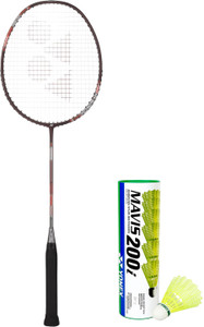 YONEX Full Graphite Astrox Attack 9 Racket With Mavis 10 Nylon Shuttle ...
