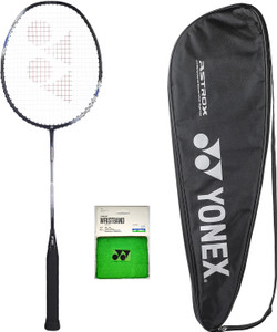 YONEX Astrox Attack 9 With Wrist Band Black Strung Badminton Racquet ...