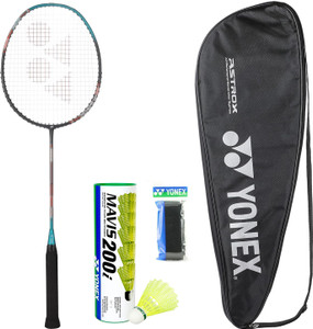 YONEX Astrox Attack 9 Badminton Racket with Mavis 200i Shuttle And ...