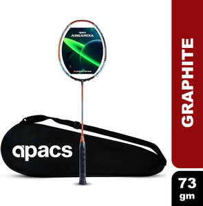apacs Asgardia Control (73G, 35LBS) Black, Blue Unstrung Badminton ...