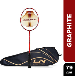 LI-NING G-Force 5900 Superlite / 79 grams / G6 Red, Silver Unstrung ...
