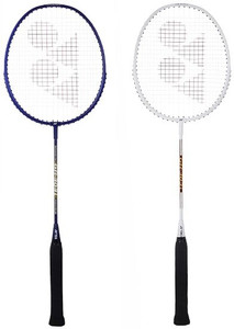 YONEX GR 303i Blue, White Strung Badminton Racquet - Buy YONEX GR 303i ...
