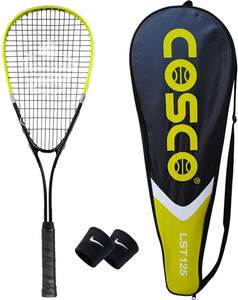 COSCO LST 125 Squash Racket (Senior) And Wrist Band Multicolor Strung ...