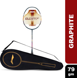 LI-NING G-Force 5900 Superlite Grey, Silver, Pink Strung Badminton ...