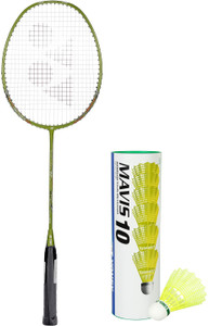 YONEX Nanoray 72 Light With Mavis 10 Shuttle Box Multicolor Strung ...