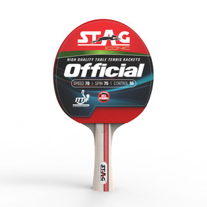 Stag iconic Official Red, Black Table Tennis Racquet - Buy Stag iconic ...