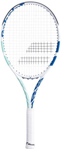 BABOLAT Boost Drive Womens Tennis Racquet (Prestrung) 4_1/8 White, Blue ...