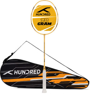 Hundred Atomic Air 78 Zero Torsion Frame Gold Unstrung Badminton ...