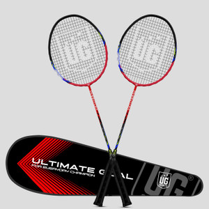 ULTIMATE GOAL Aluminium Badminton Racket | 24 lbs String Tension | With ...
