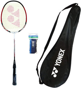 YONEX Combo of 2, 1 Nanoray 7000i, 1 Towel Grip Multicolor Strung ...