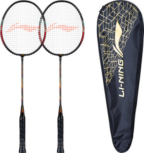 LI-NING Smash XP 60 IV Badminton Racket (Set of 2 + 1 Full Cover ...