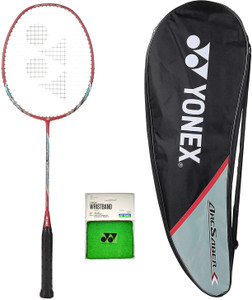 YONEX Arcsaber 73 Light With Wrist Band Red Strung Badminton Racquet ...