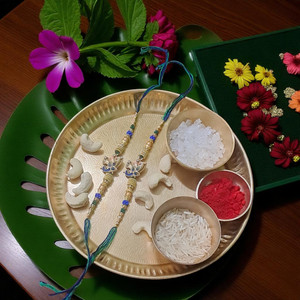 DECOVATE Designer Premium Rakhi for Brother Jute Rakhi Set Price in ...