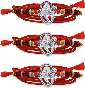 SIVTRA Bracelet SG-32 Silver Rakhi Set Price in India - Buy SIVTRA ...