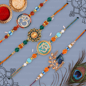 pleasing forest Designer A2_Unique_uiyu Kundan, Gold Finish, Mauli ...