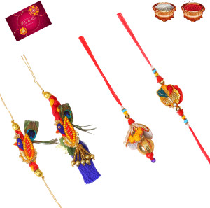 Clinkz Bhaiya Bhabhi BHAIYA BHABHI RAKHI FOR BROTHER PACK OF 2_114 ...
