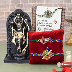 TIED RIBBONS Religious TR-RB24-Rakhiwithramlalla-S002 Assorted Rakhi ...