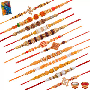 Vanyas Religious 1006 Mauli Thread Rakhi Set Price in India - Buy ...