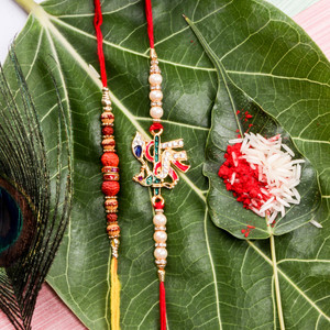 PDR Poonam Designer Rakhi Mauli Thread Rakhi Set Price in India - Buy ...