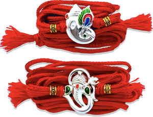 SIVTRA Thread S-MG2 Silver Rakhi Set Price in India - Buy SIVTRA Thread ...