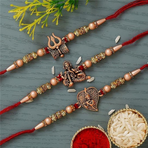 Charmify Religious 3 Pieces Latest Collection Rakhi For Brother, Bhai ...