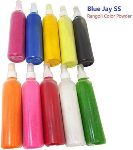 pleasing forest Pack of 10 Rangoli Powder Price in India - Buy pleasing ...