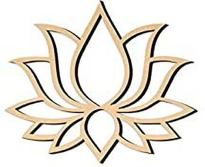 Ravienterprises Wooden Lotus Design Rangoli Stencil for Festival ...