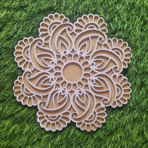Naksha Rangoli-flower-10 Rangoli Stencil Price in India - Buy Naksha ...