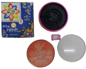 SEASPIRIT Magic Box Rangoli Making Kit for Unique and Beautiful Rangoli ...