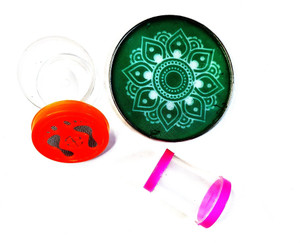 Anima creations1 Rangoli design making stencils 4 CM with Rangoli ...