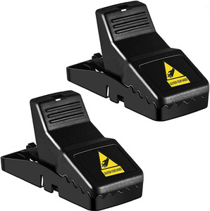 HASTHIP 2Pcs Rat Traps House Garden Patio, Reusable Mouse Traps for ...