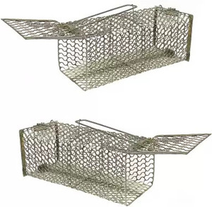 RATOPOLIS Rat Trap Cage for Big & Small Rats (Pack of 2) Live Trap ...