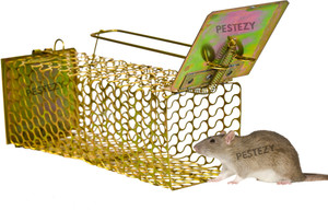 PESTEZY Mouse/Rat Trap cage Chuha Pakadne ka Pinjara Cross Design Heavy ...